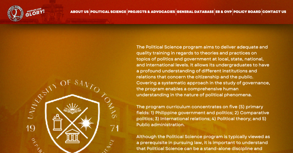 POLITICAL SCIENCE